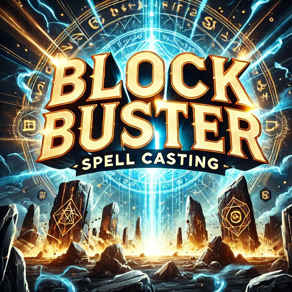 Block Buster Spell Casting, Remove Obstacles, Remove All Obstacles, Cl