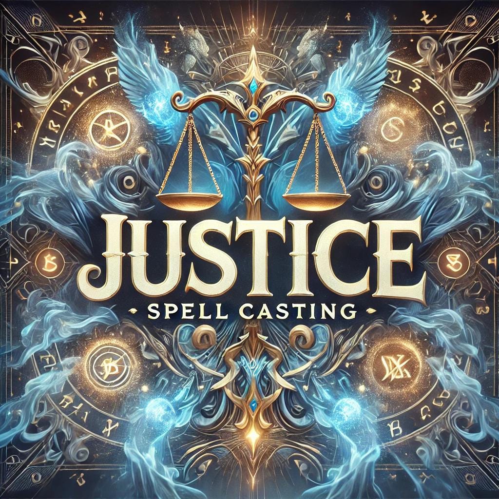 Justice Spell Casting Service | Custom Justice and Fairness Spells | B