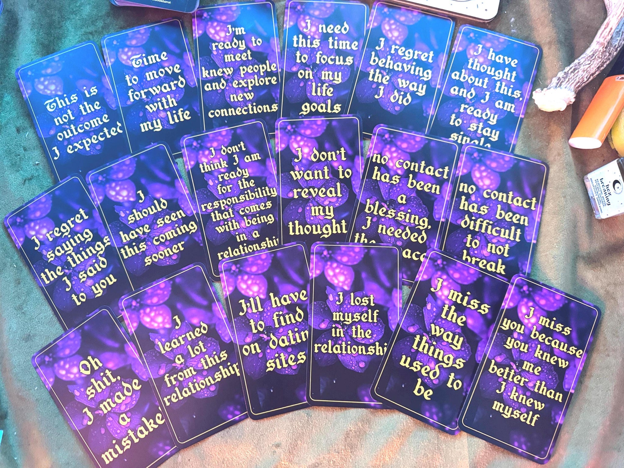 Oracle Deck Echoes Of The Heart v1 Tarot Cards Deck, Love Twin Flame O