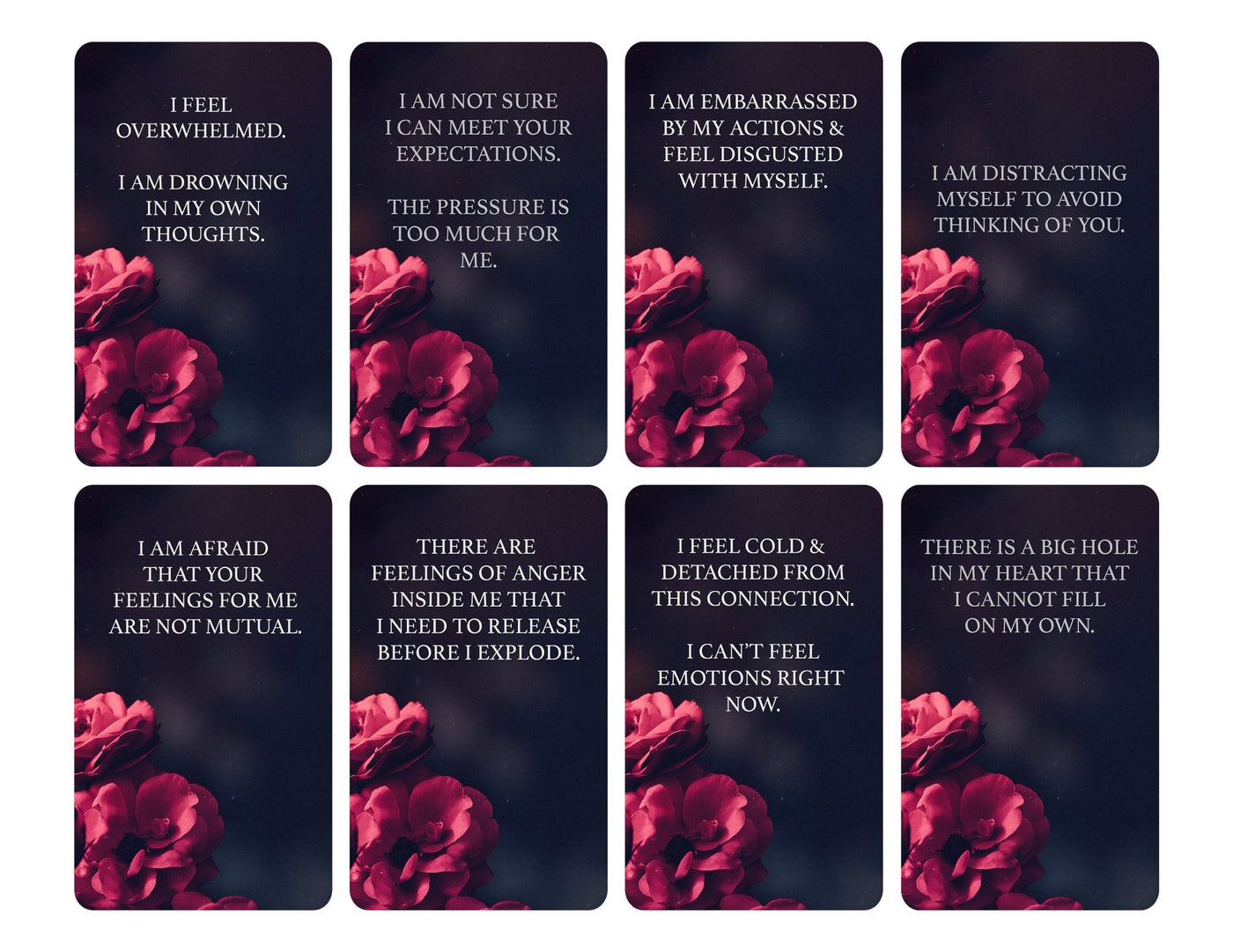 Dark Confessions 1 Oracle Deck | Digital | INSTANT DOWNLOAD