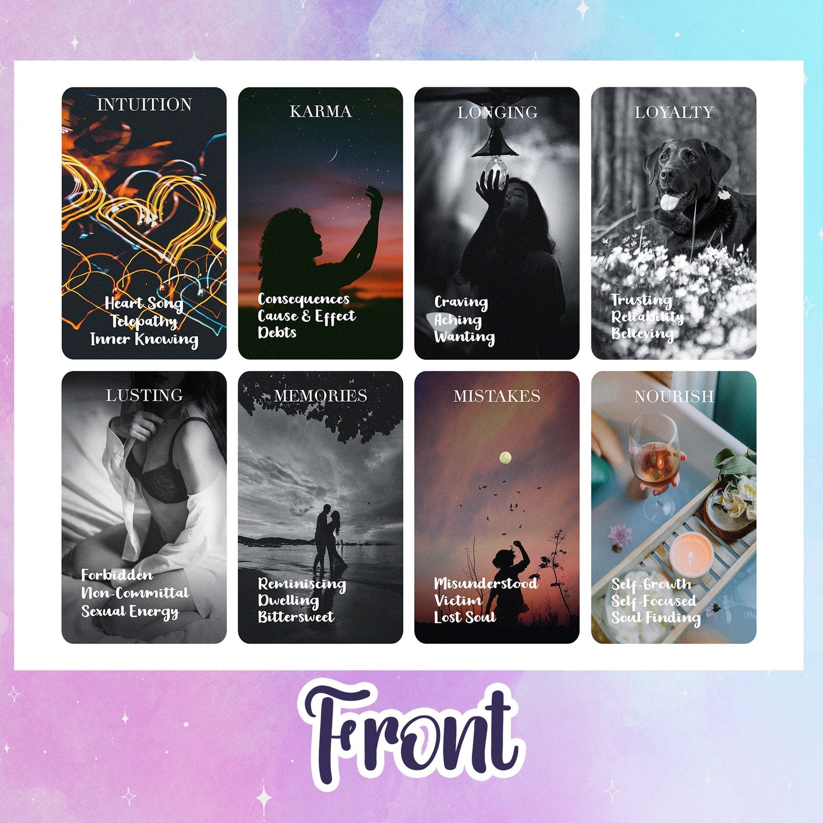 Hearts Hidden Secrets Oracle Cards | Digital | INSTANT DOWNLOAD