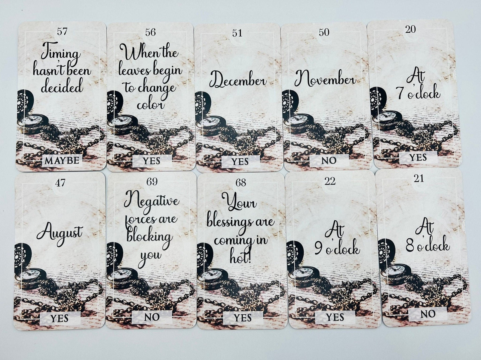 Precise Timing Oracle Deck | Divine Timing